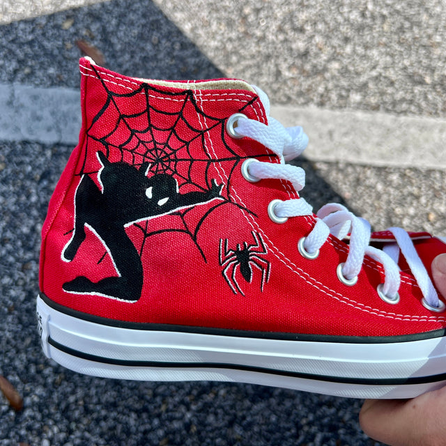 Spiderman - Converse Custom - Hand Painted Converse – Merakicks