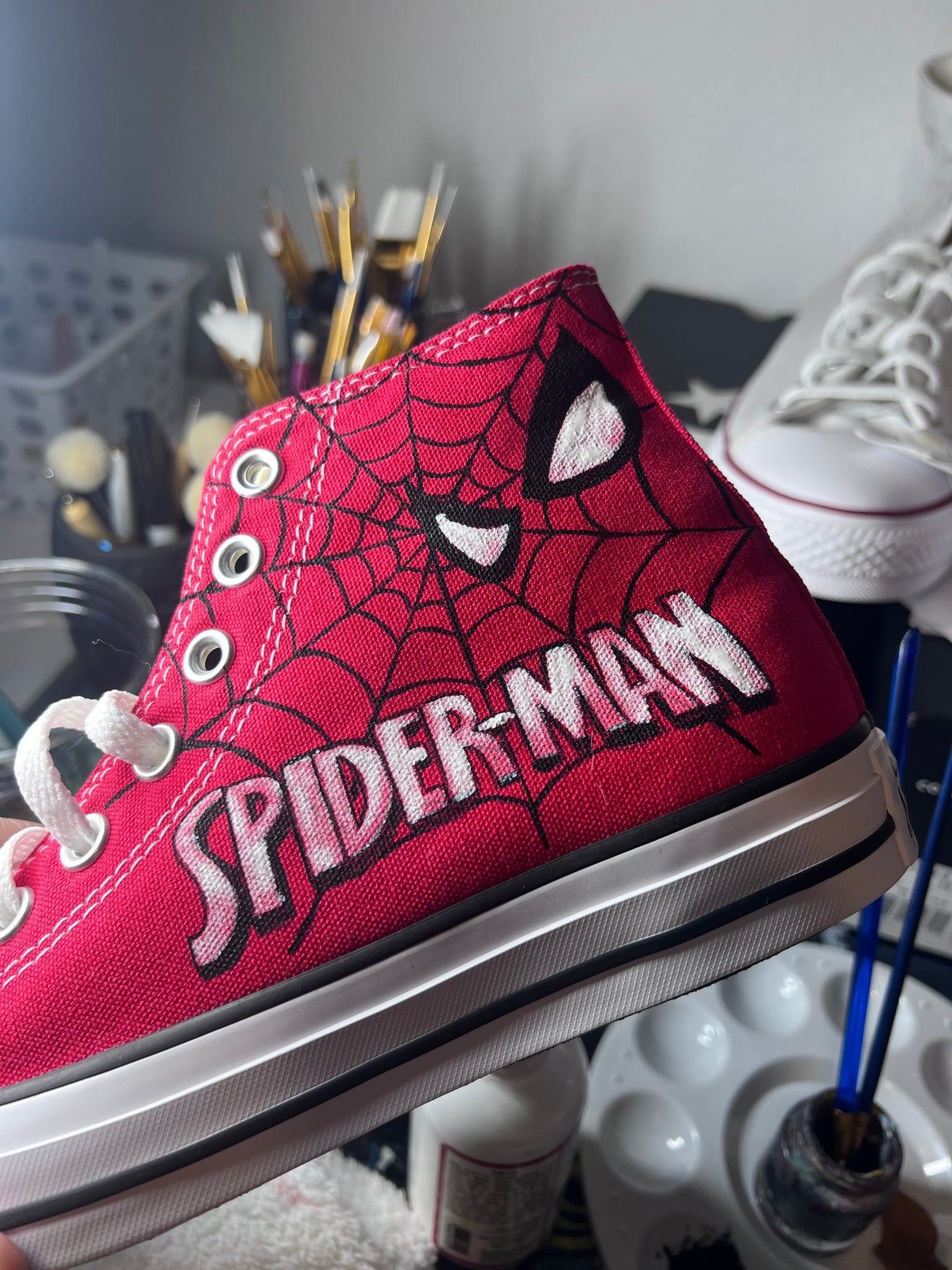 Spiderman - Converse Custom - Hand Painted Converse – Merakicks