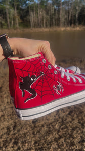 Spiderman - Converse Custom - Hand Painted Converse – Merakicks